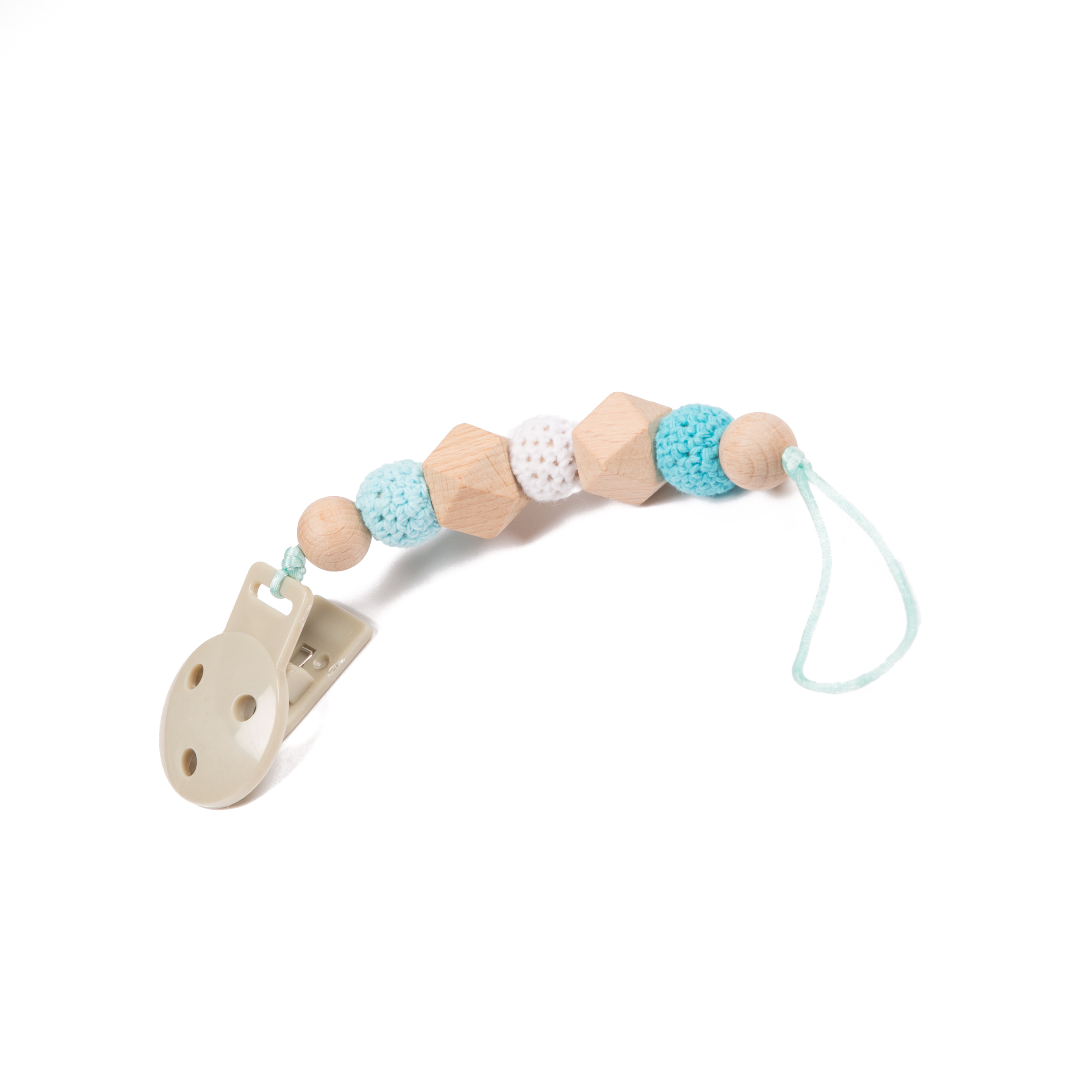 B-Pacifier Chain Blue - Bo Jungle