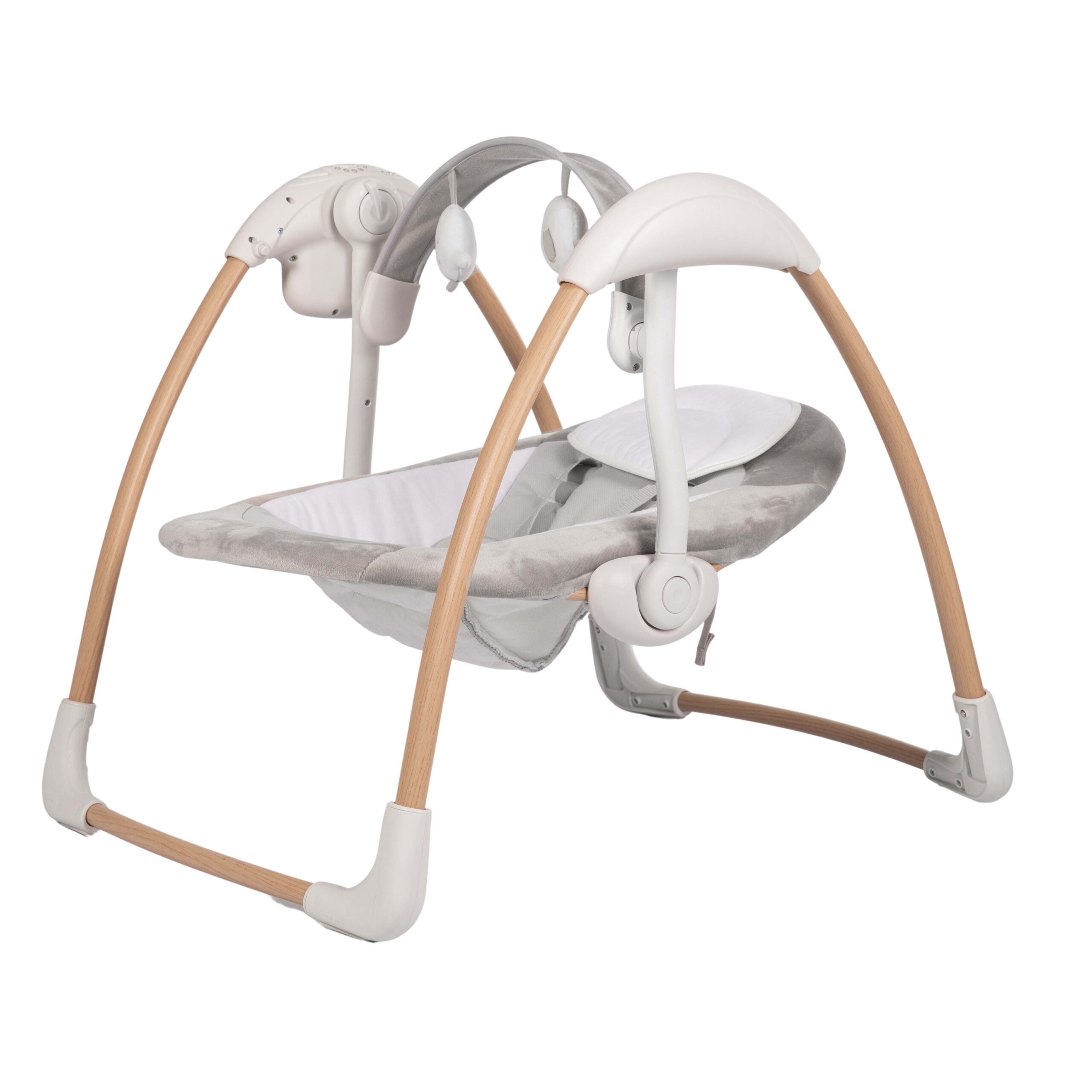 B-Portable Swing Dolphy Wood Pure White - Bo Jungle