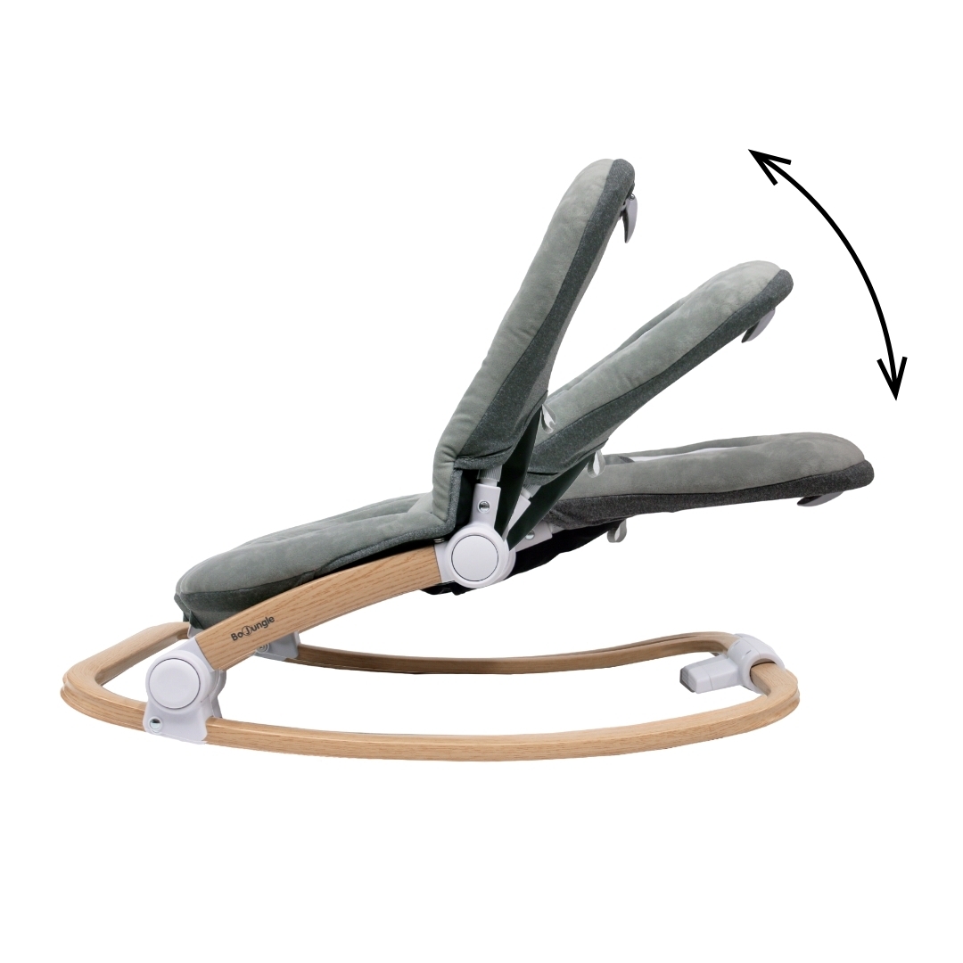 B-Rocker Pure White (0 - 18kg) - Bouncer - Bo Jungle