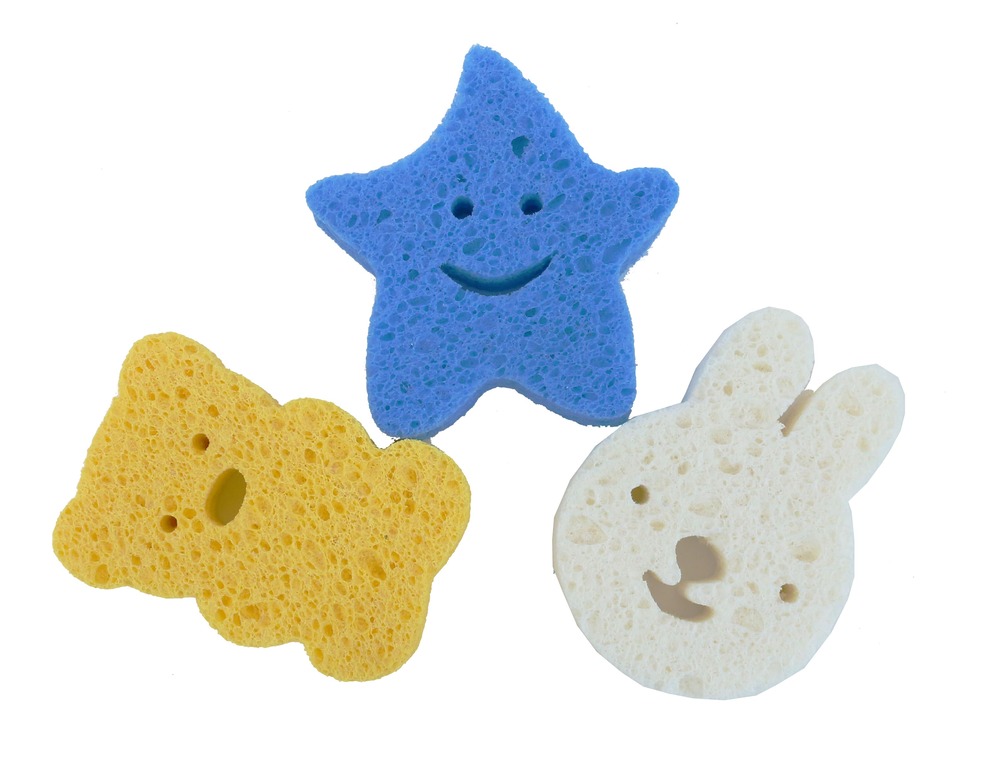 Natural wood pulp sponges (3pcs) - Bo Jungle